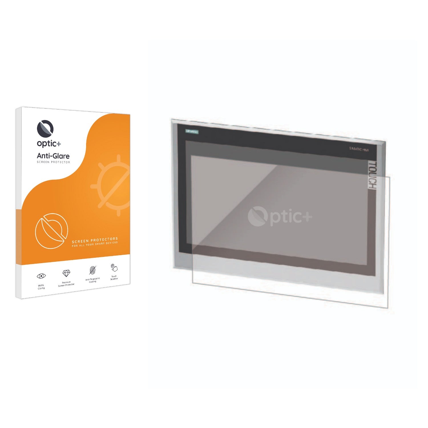 Optic+ Anti-Glare Screen Protector for Siemens TP 900 Comfort INOX ...
