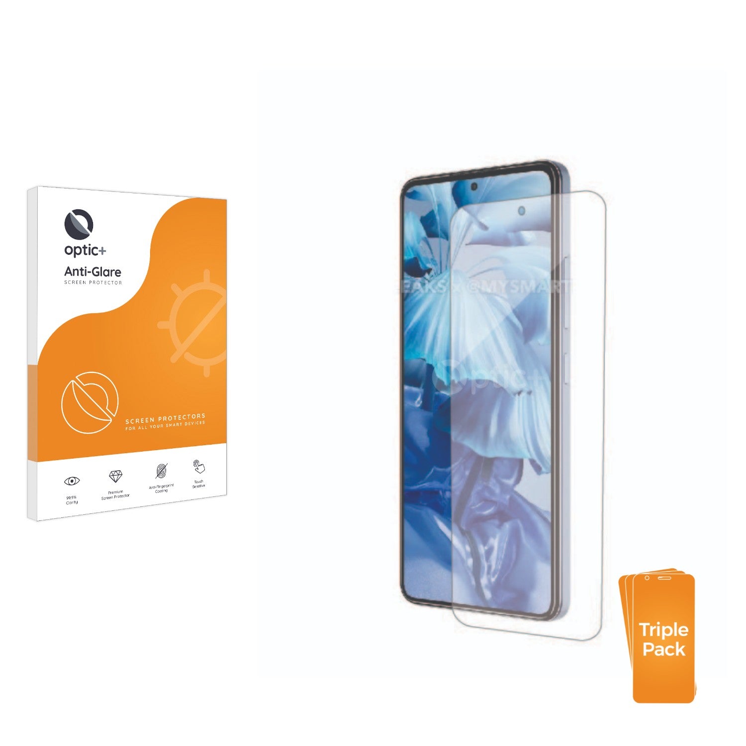 3pk Optic+ Anti-Glare Screen Protectors for HMD Pulse Pro - ScreenShield