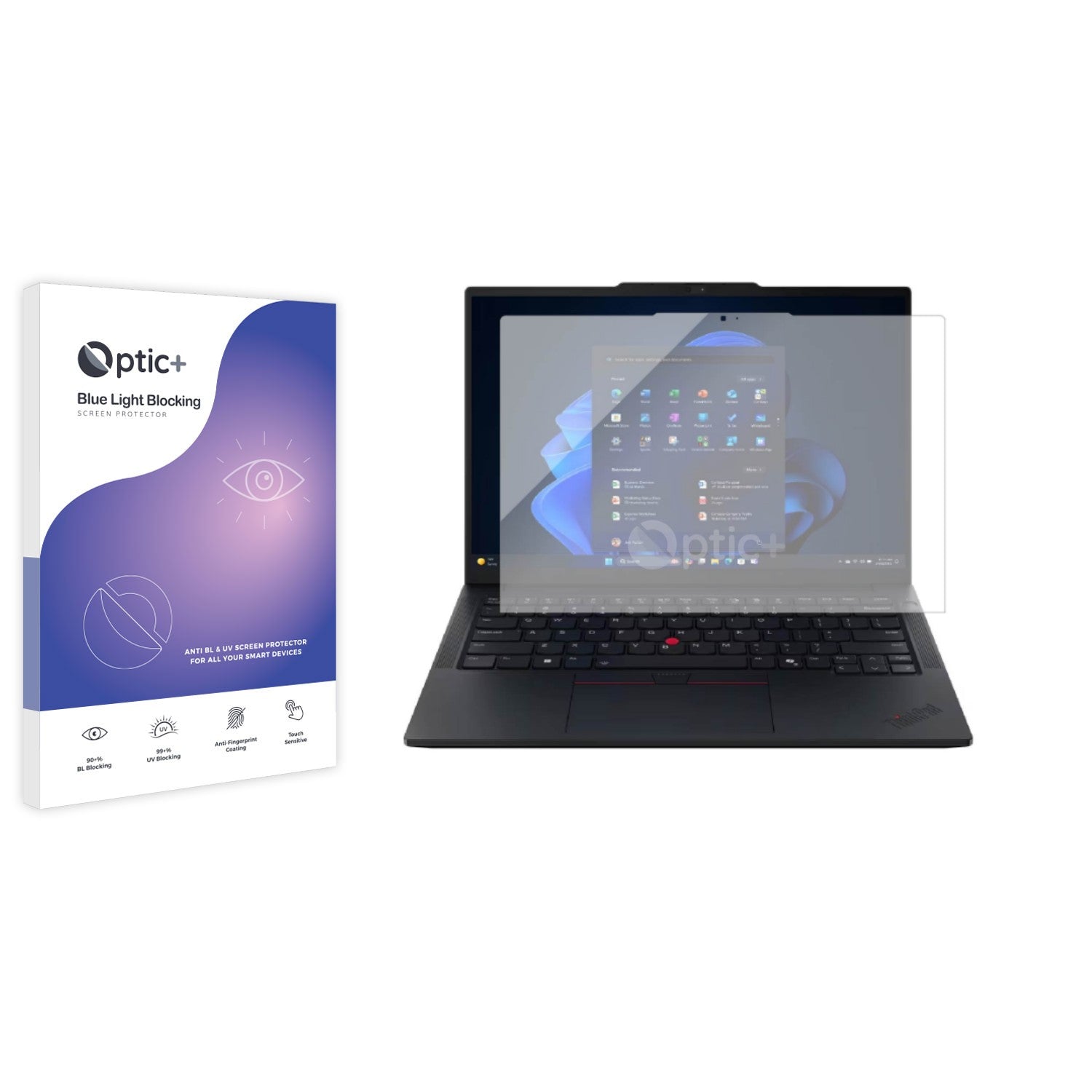 Optic+ Blue Light Blocking Screen Protector for Lenovo ThinkPad E14 ...