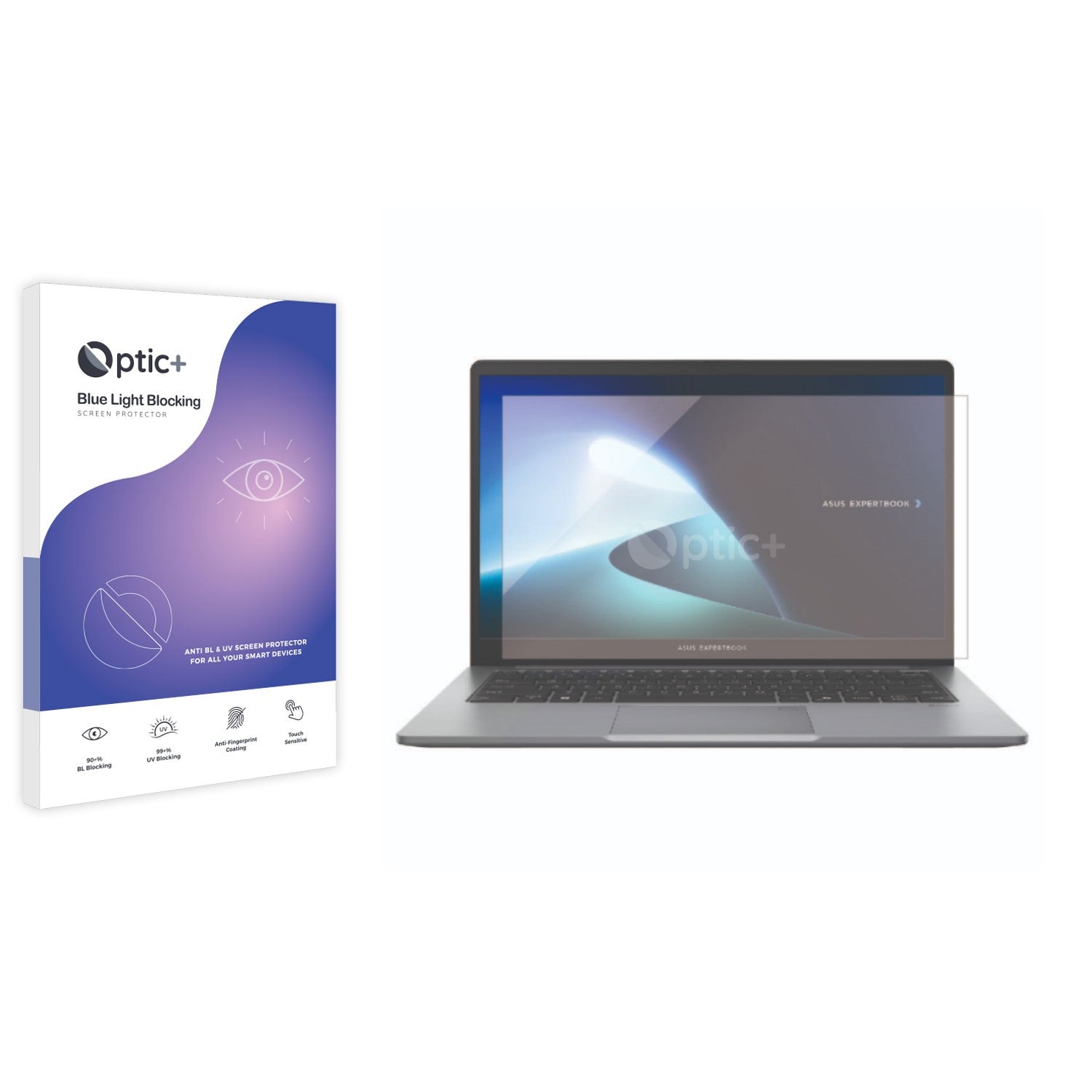 Optic+ Blue Light Blocking Screen Protector for ASUS ExpertBook P1 ...