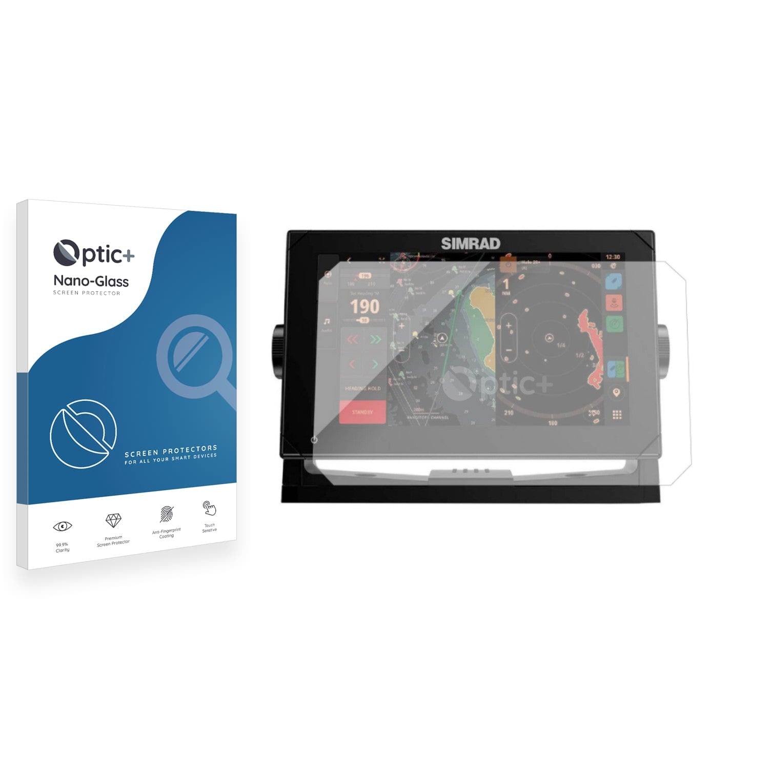 Screen Protectors for Simrad NSX 3009 Sounder 9" - ScreenShield
