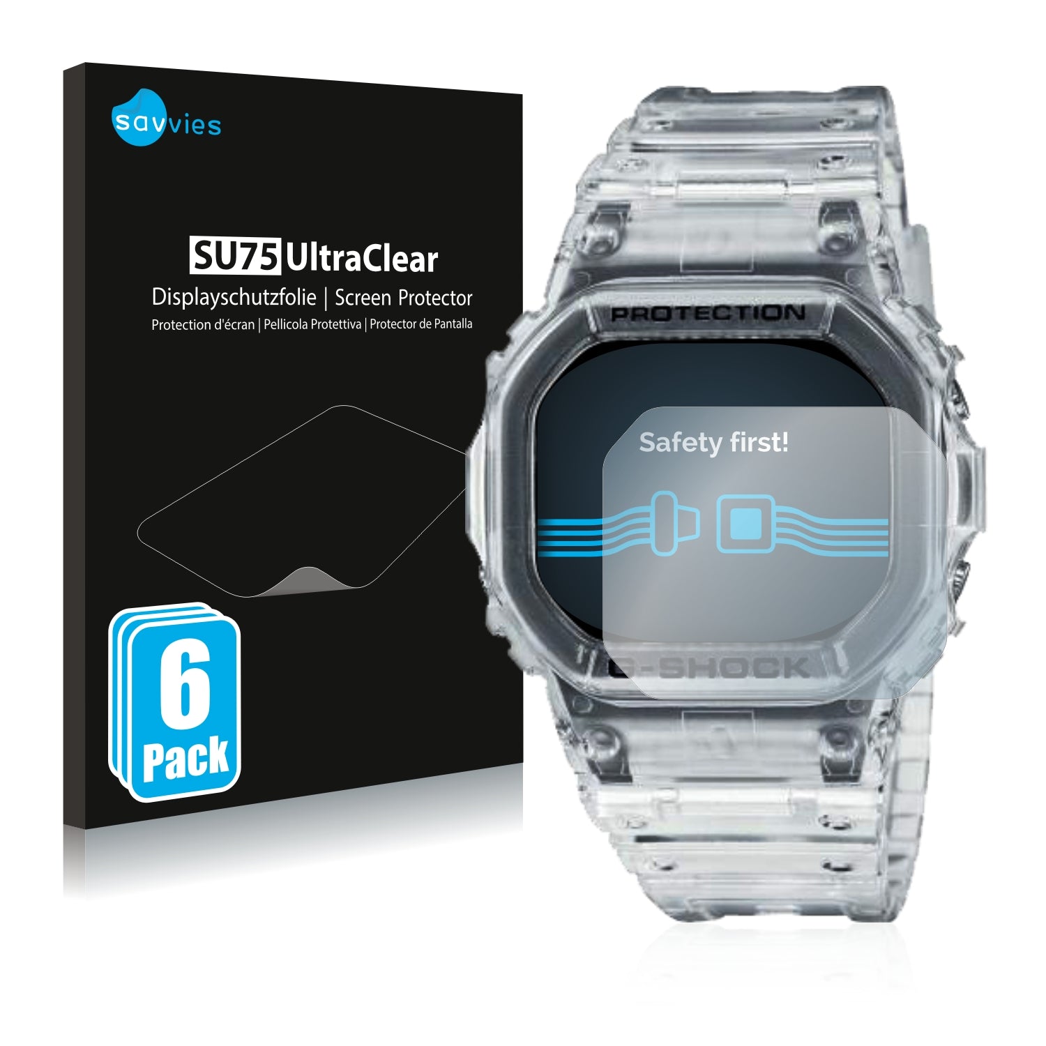 Screen Protectors for Casio G-Shock DW-5600SKE-7 - ScreenShield